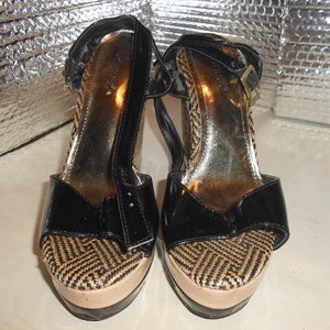 BAMBOO Shoes | Leopard Wedges | Poshmark